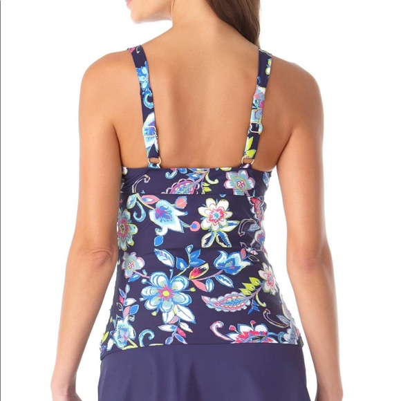 Anne Cole | Swim | Anne Cole Holiday Paisley Underwire Tankini Top ...